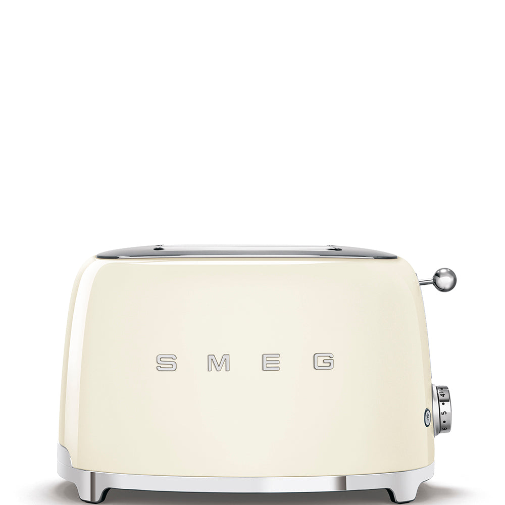 Smeg 50's Retro Style 2 Slice Toaster | Cream | TSF01CRUK